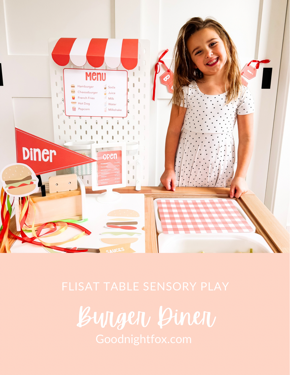 Burger Diner Dramatic Play Printable Kit – GoodnightFox