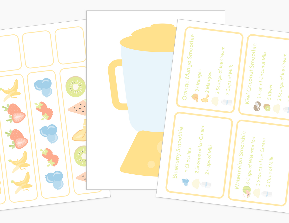 Smoothie Shop Dramatic Play Kit – GoodnightFox