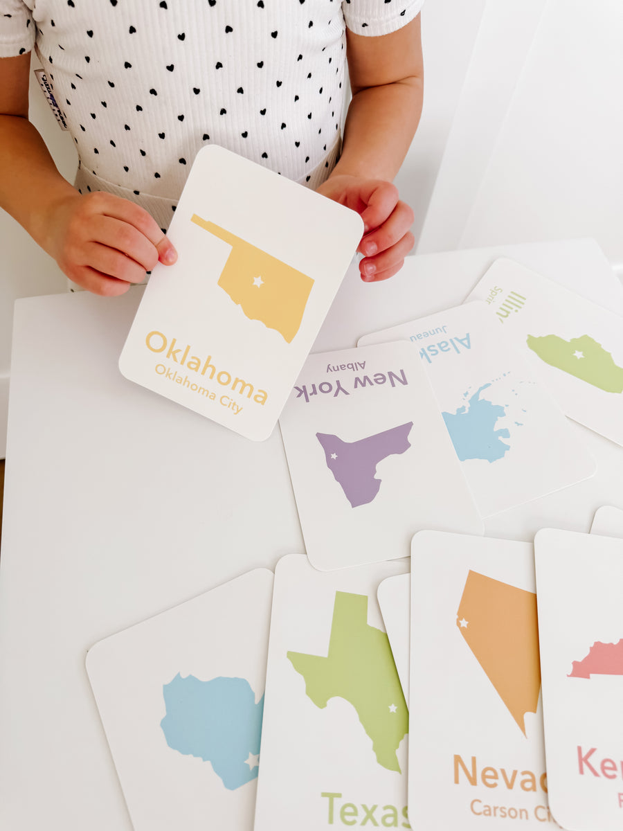 50 States Flash Cards – GoodnightFox