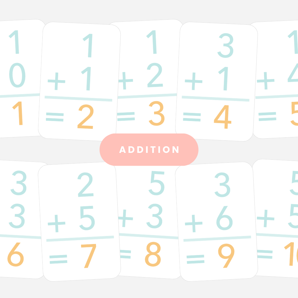 Basic Addition Flashcards – GoodnightFox