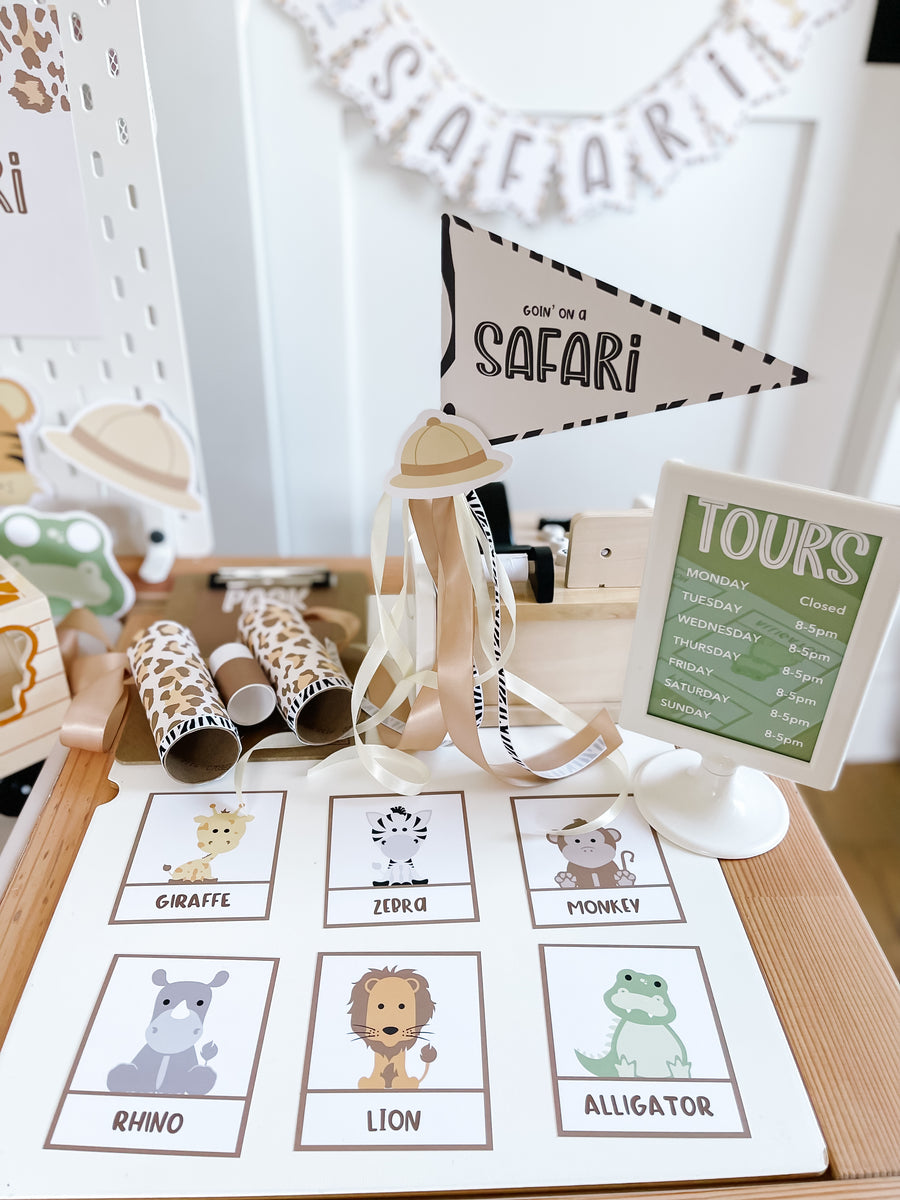 Safari Adventure Dramatic Play Kit – GoodnightFox