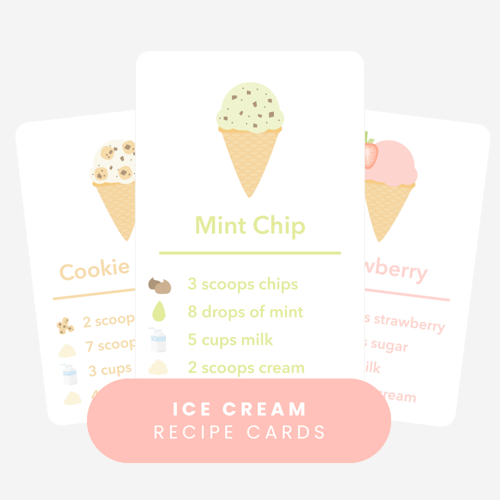 Ice Cream Recipe Cards – GoodnightFox