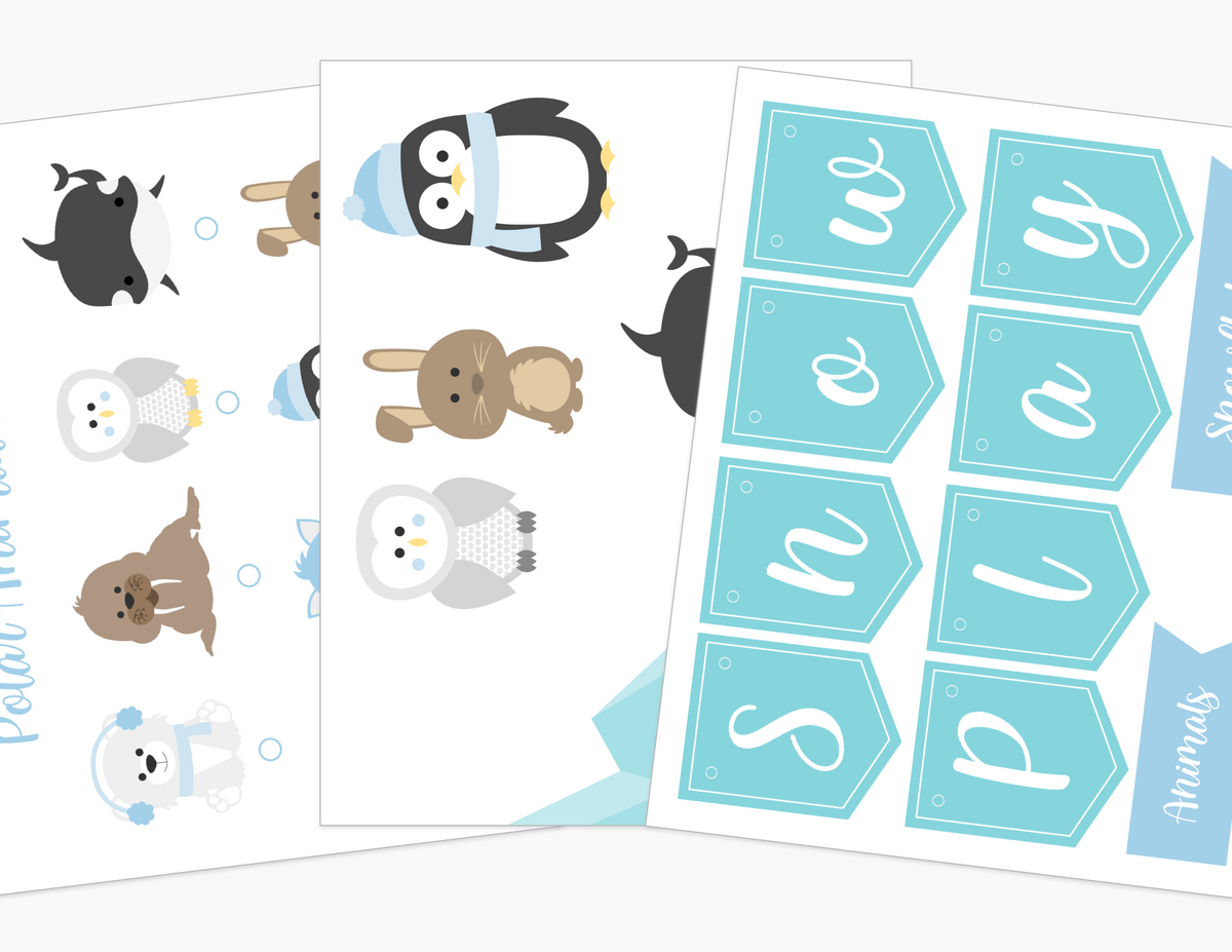 Arctic Polar Animals Printable Dramatic Play – GoodnightFox