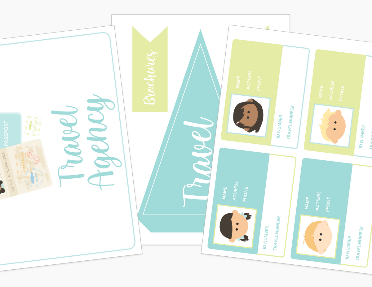 Travel Agency Dramatic Play – GoodnightFox