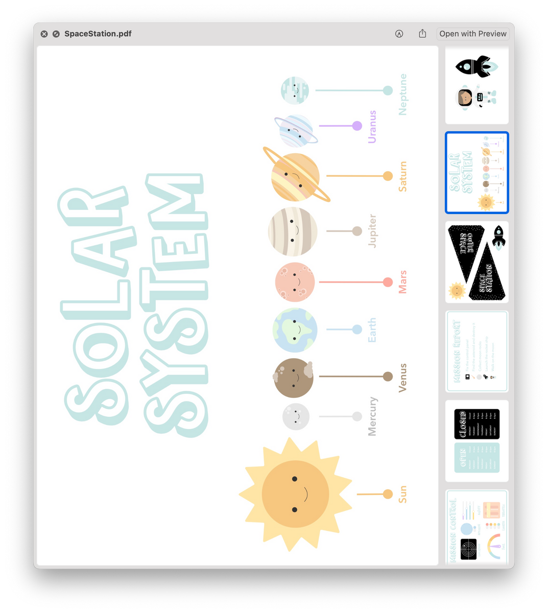 Space Station Printable Dramatic Play Kit – GoodnightFox