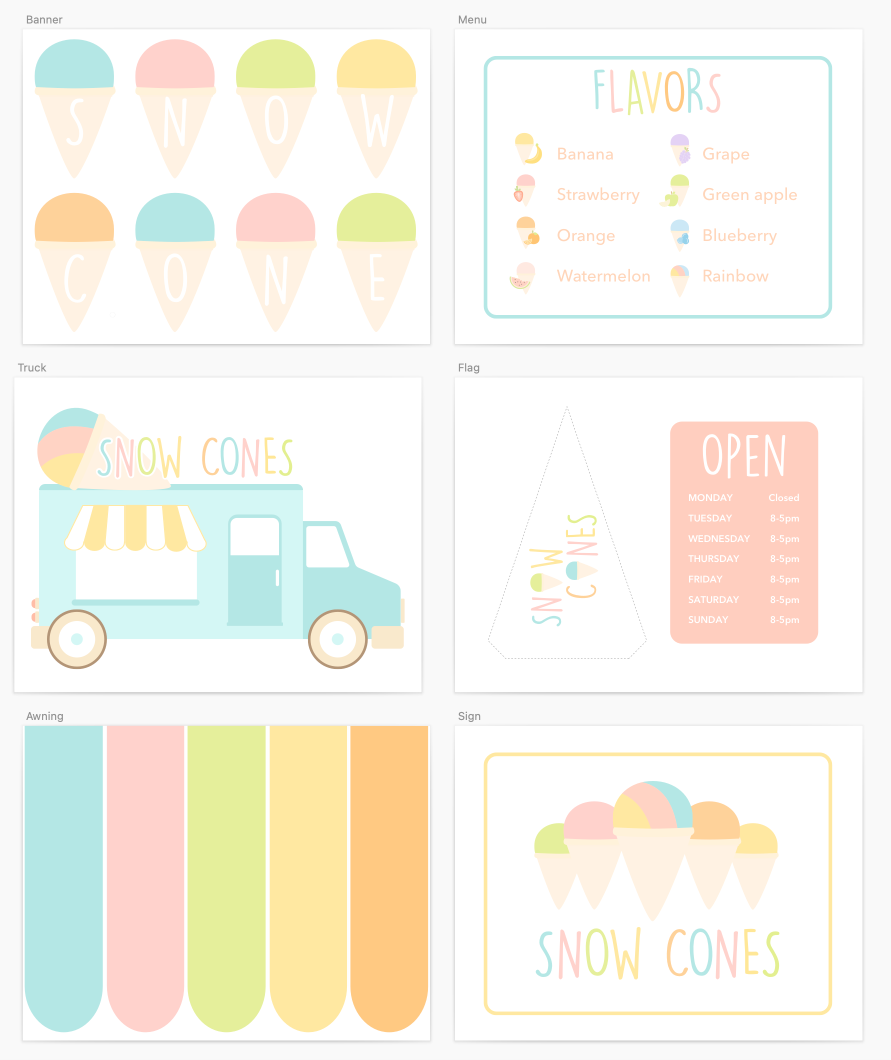 Snow Cone Shop Dramatic Play – GoodnightFox