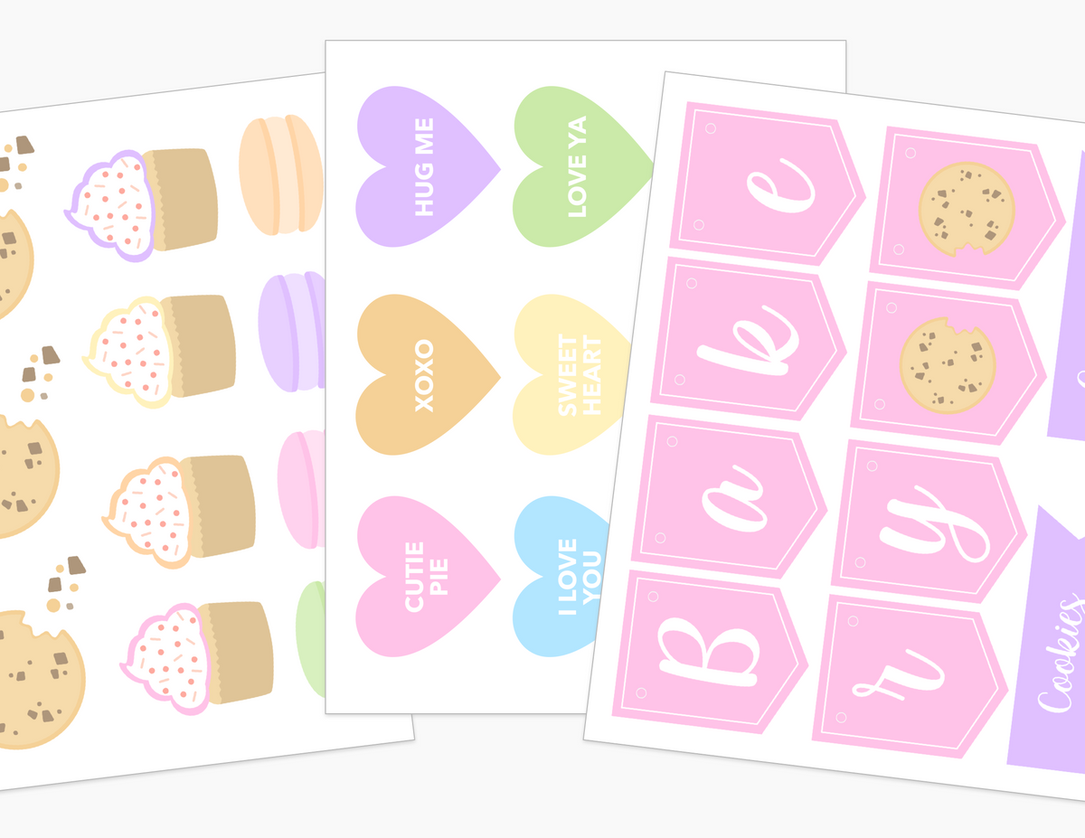 Sweet Heart Bakery Printable Dramatic Play – GoodnightFox