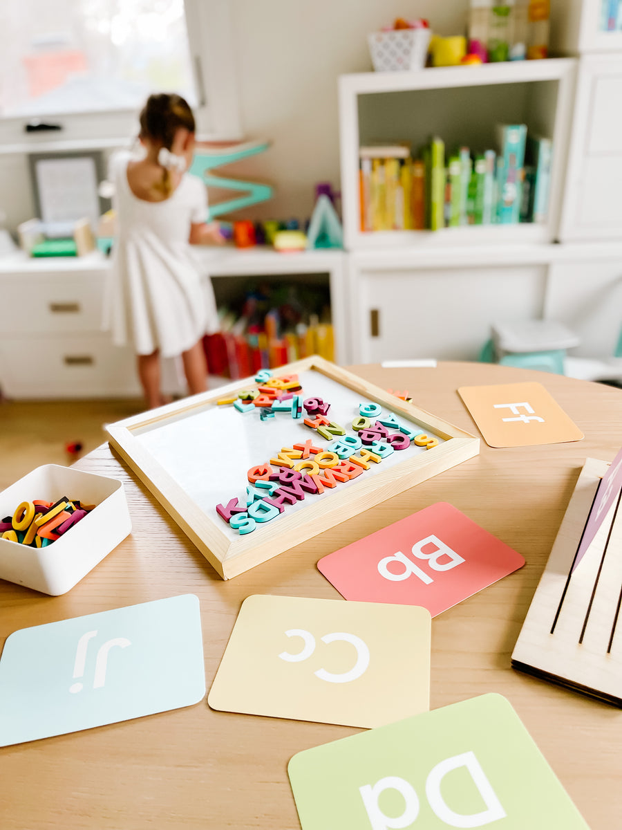Magnetic Board + Letters + Cards Sensory Kit – GoodnightFox