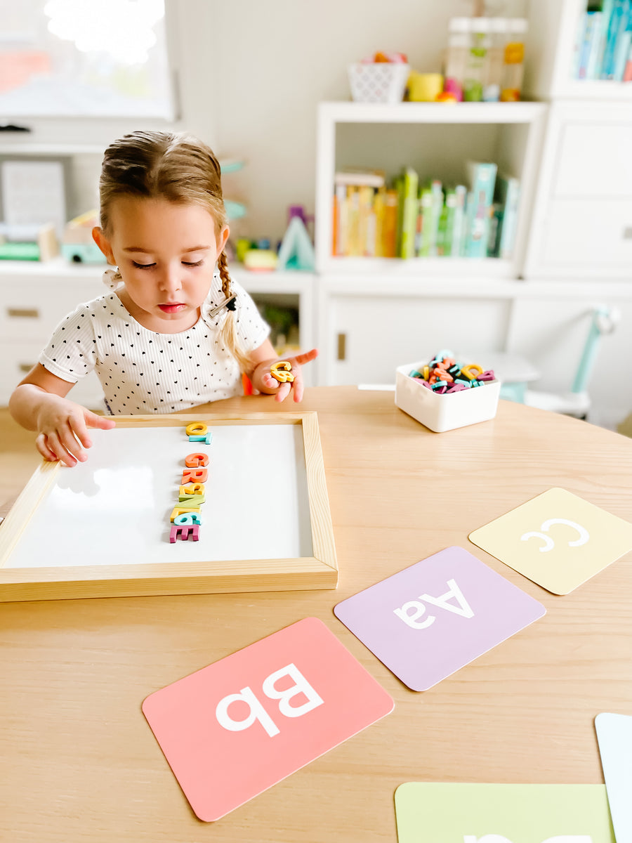 Magnetic Board + Letters + Cards Sensory Kit – GoodnightFox