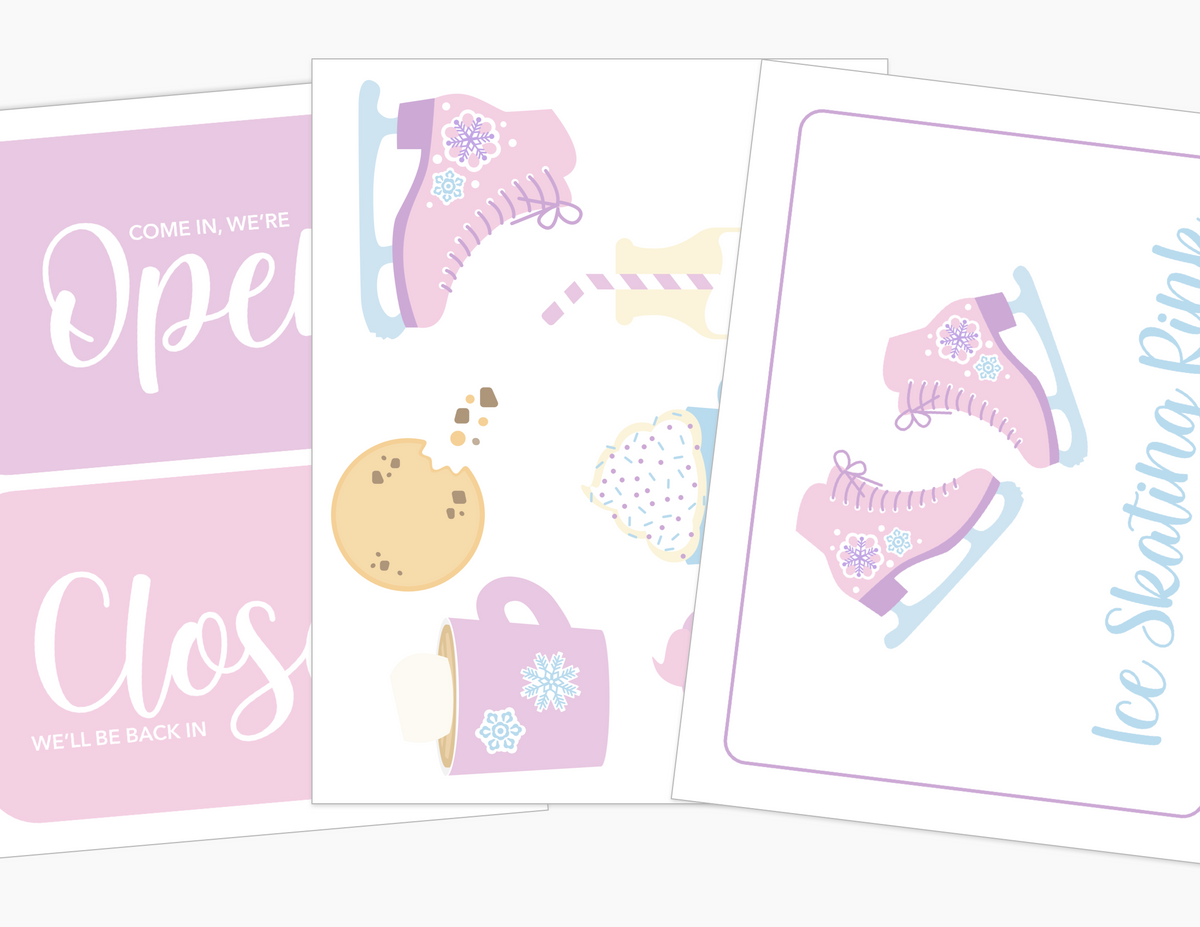 Ice Skating Rink Printable Dramatic Play – GoodnightFox