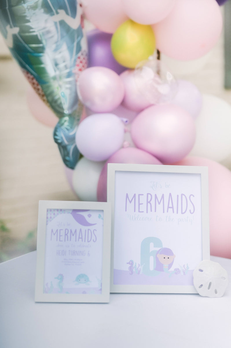 Mermaid Birthday Theme Party Decoration Kit – GoodnightFox